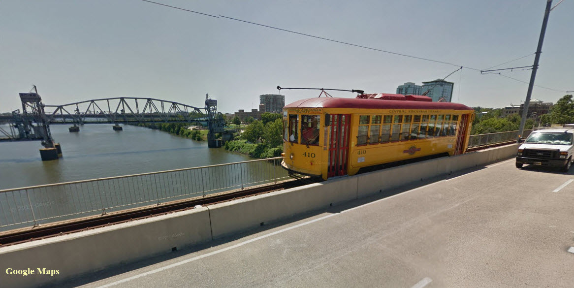 Little Rock AK River Rail Trolley Railfan Guide