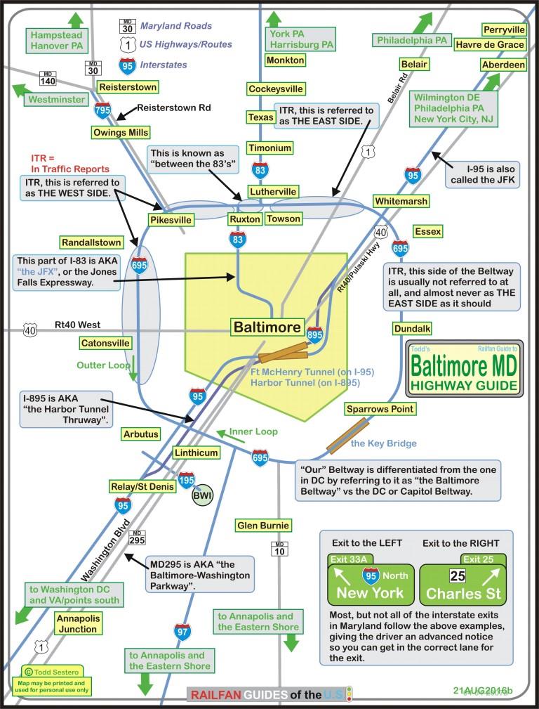 Baltimore Railfan Guide - Hiways