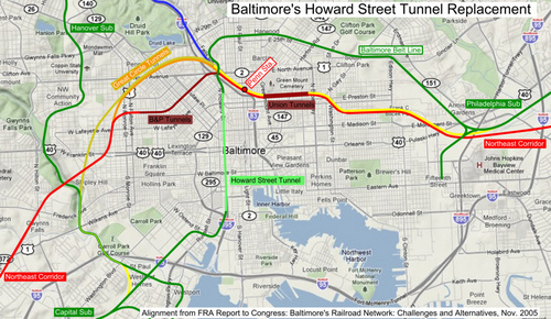 Baltimore's B&P Tunnel - Railfan Guide