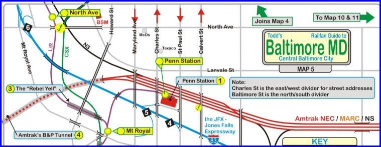 Baltimore's B&P Tunnel - Railfan Guide