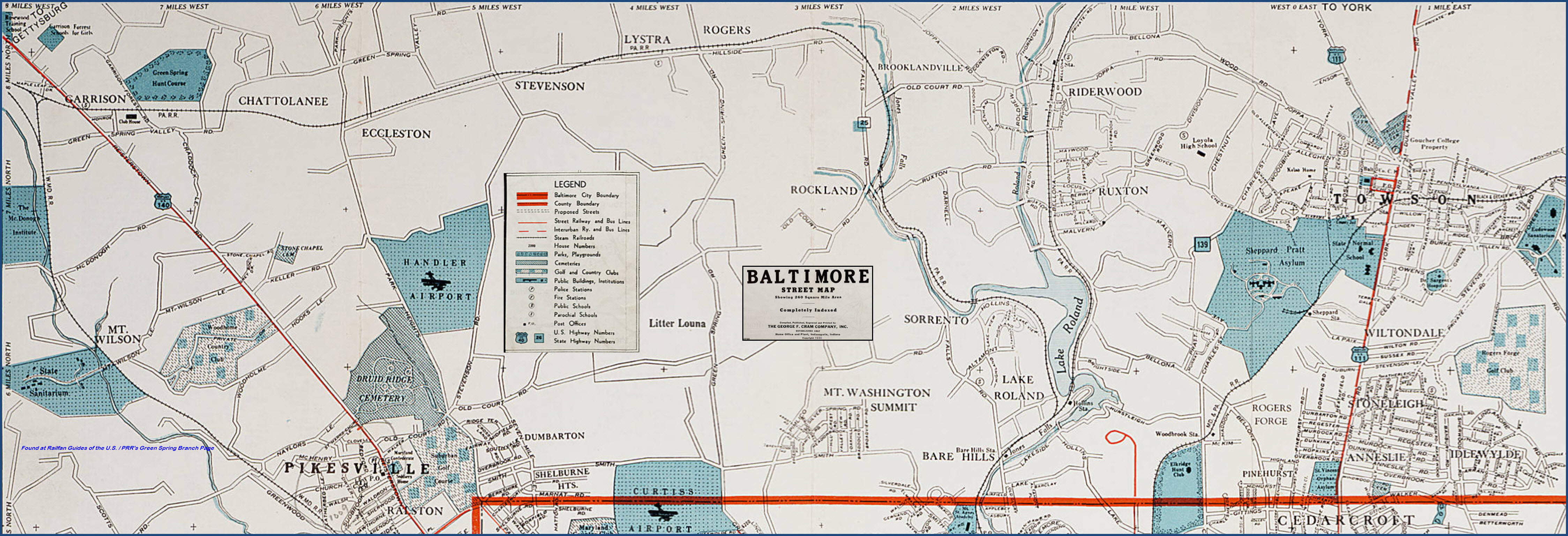 PRR's Greenspring Branch - Baltimore Railfan Guide