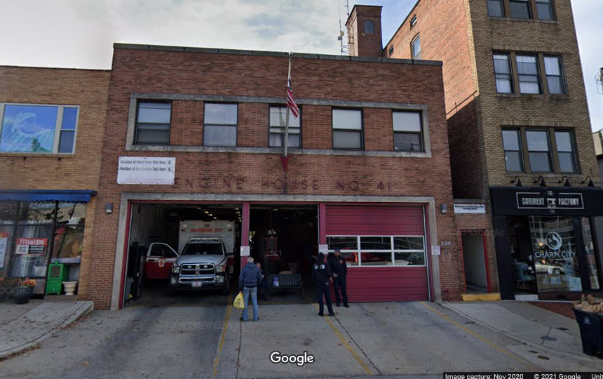 Baltimore Railfan Guide - Map 10 - East Baltimore