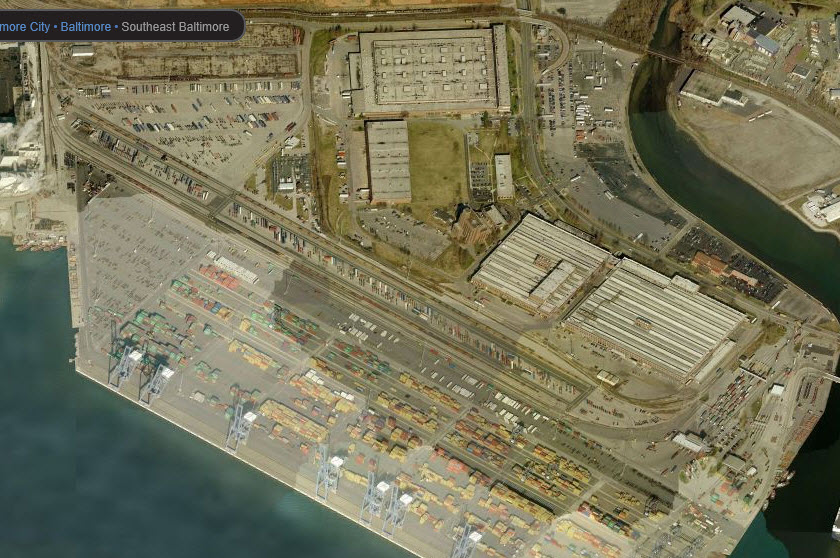 Baltimore Railfan Guide - Map 10 - East Baltimore