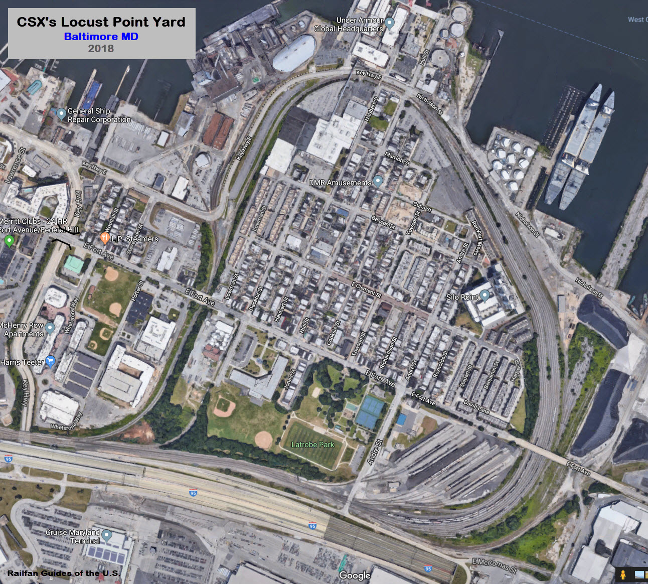 Baltimore Railfan Guide - CSX's Riverside and Locust Point Yards