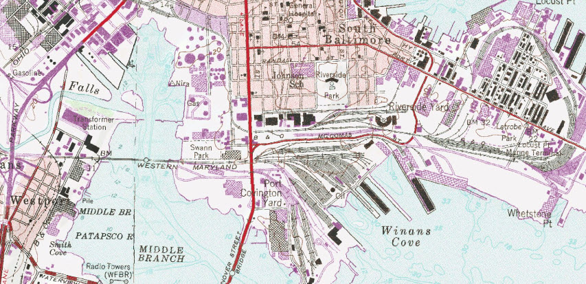 Baltimore Railfan Guide - CSX's Riverside and Locust Point Yards