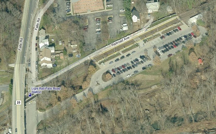 Baltimore Railfan Guide - Northern Baltimore Map