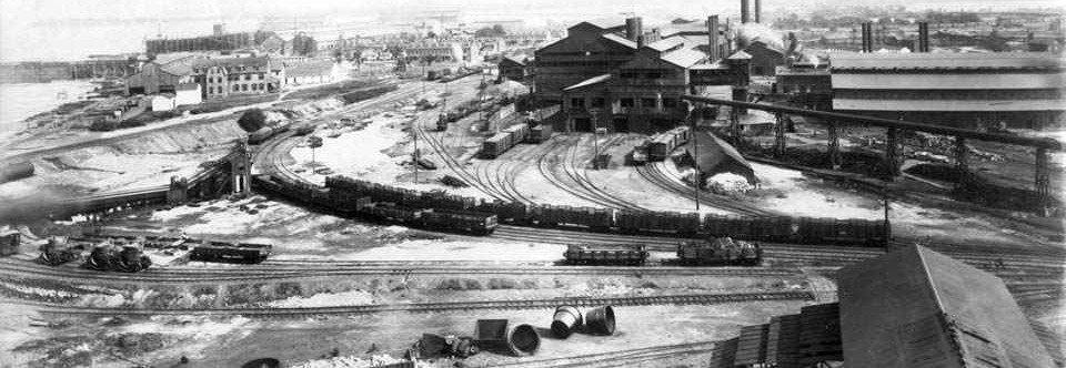 Baltimore Railfan Guide - Map of the SouthEastern side of Baltimore