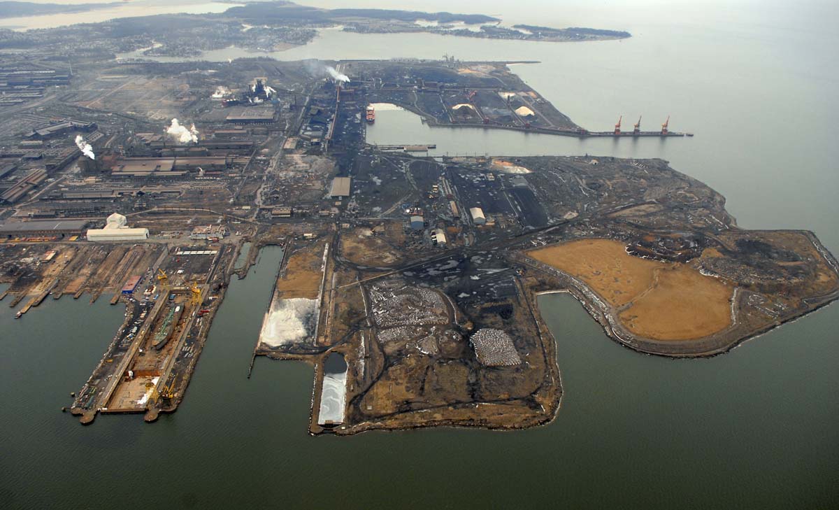 Baltimore Railfan Guide - Map of the SouthEastern side of Baltimore