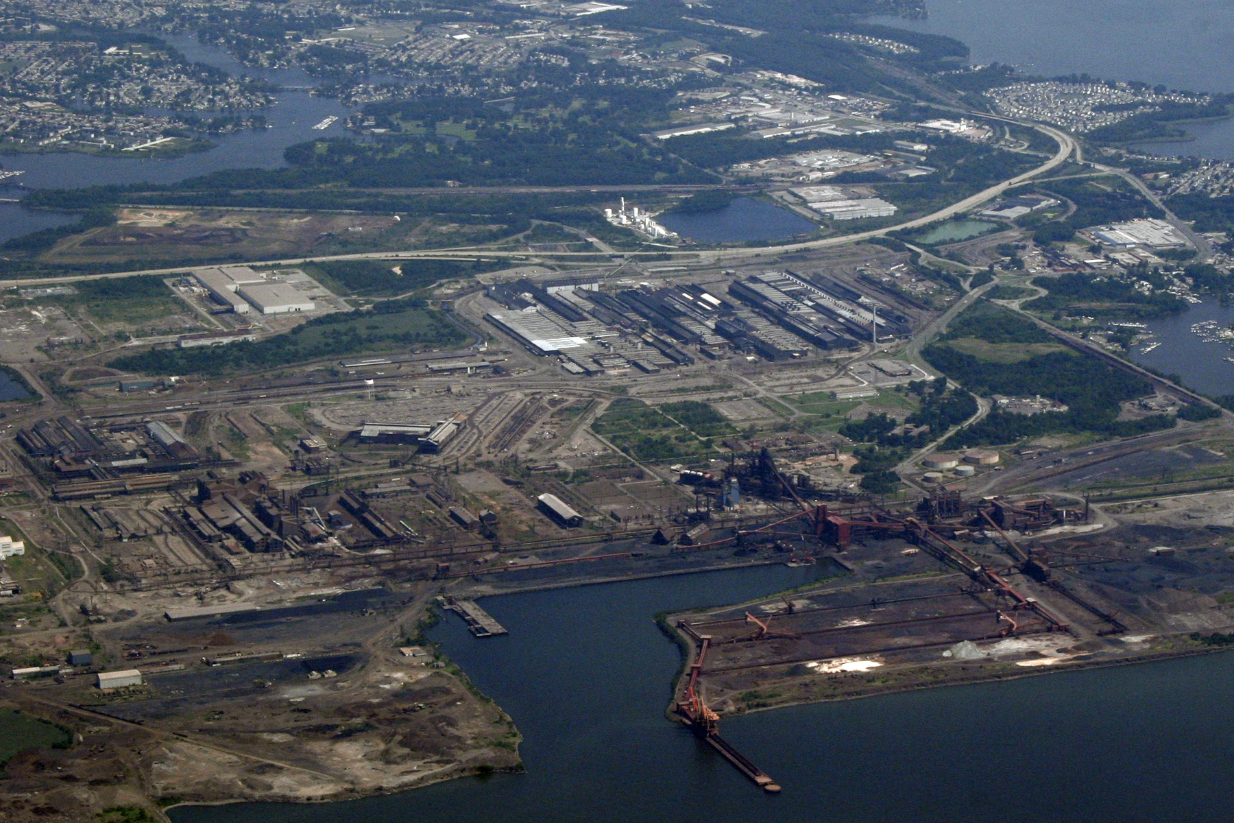 Baltimore Railfan Guide - Map of the SouthEastern side of Baltimore