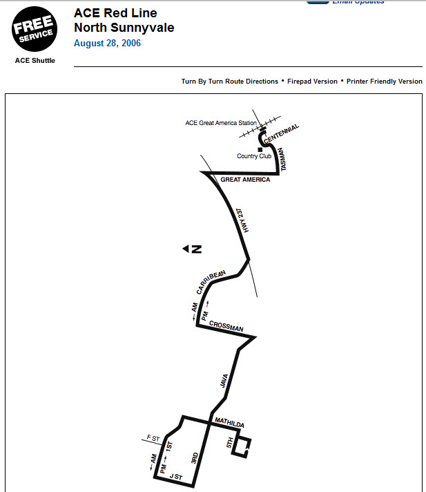 ACE - Altamont Commuter Express Rainfan Guide
