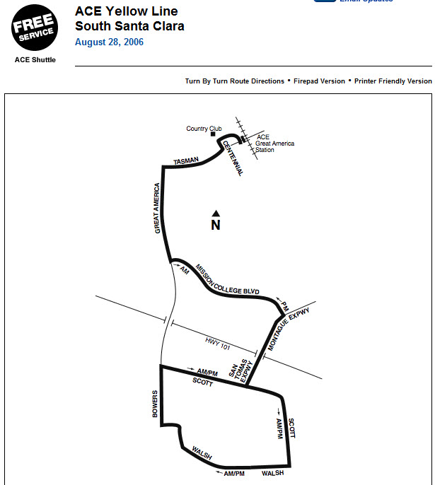 ACE - Altamont Commuter Express Rainfan Guide