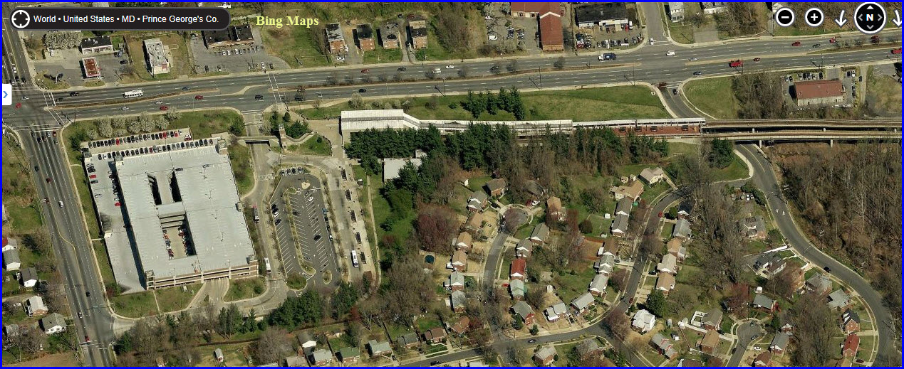 the DC Metro System - The Blue Line