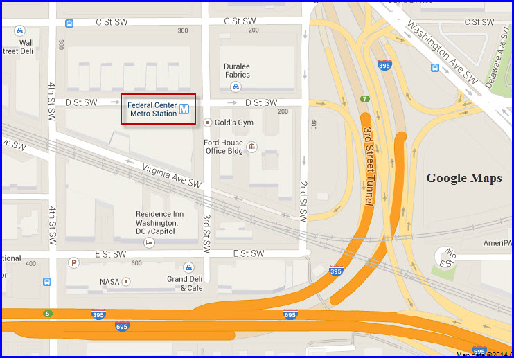 the DC Metro System - The Blue Line