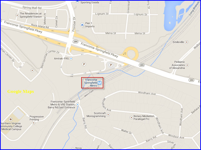 the DC Metro System - The Blue Line