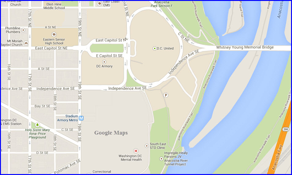 the DC Metro System - The Blue Line