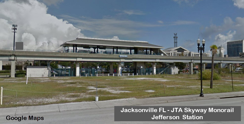 JTA Skyway Monorail - Jacksonville FL Railfan Guide