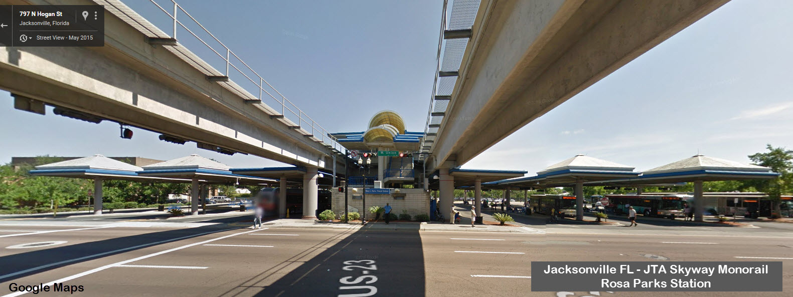 JTA Skyway Monorail - Jacksonville FL Railfan Guide