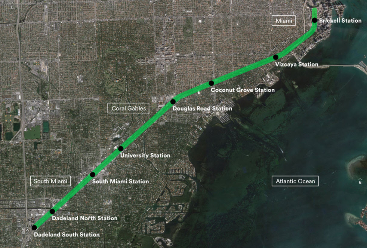 Miami Metrorail Railfan Guide