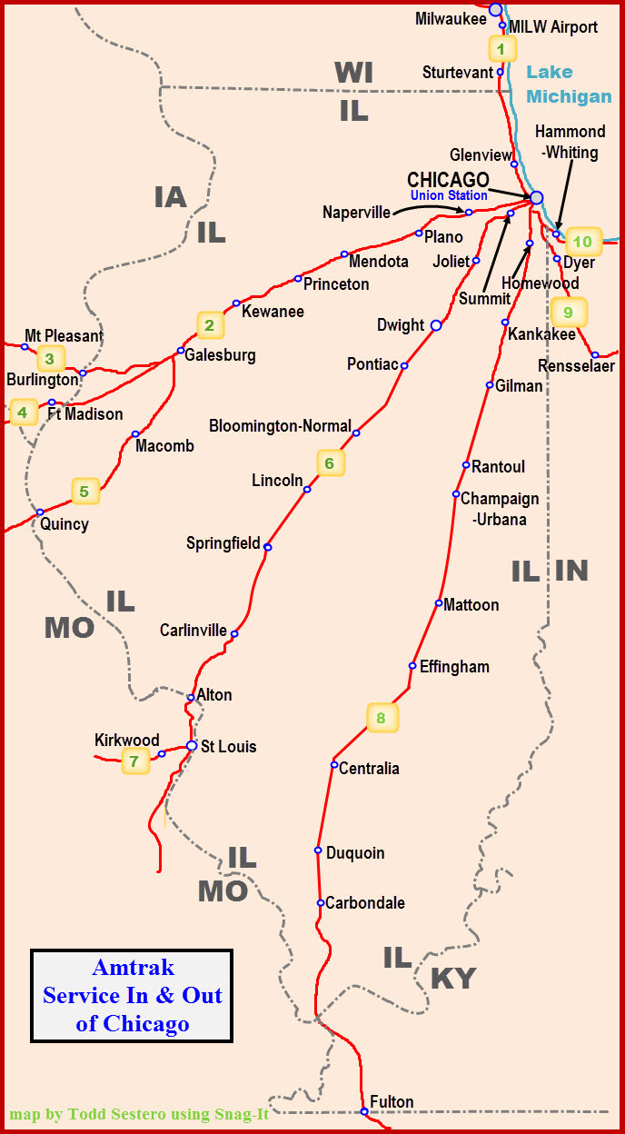 Amtrak Hiawatha Service out of Chicago