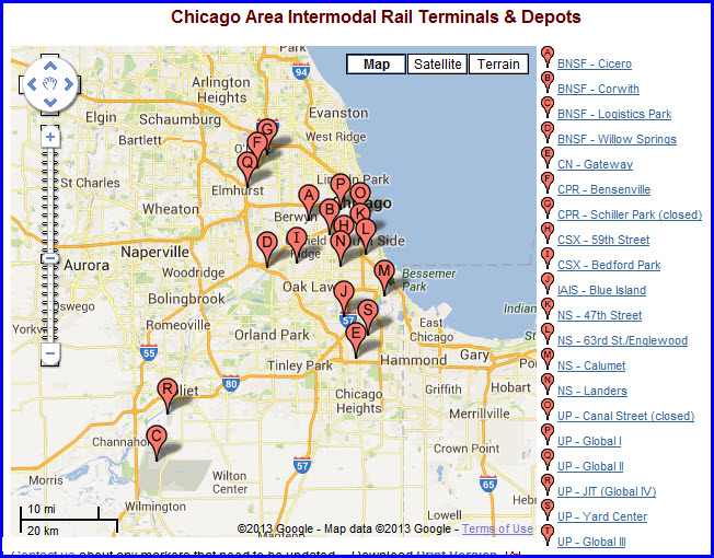 Chicago Railroad Yards