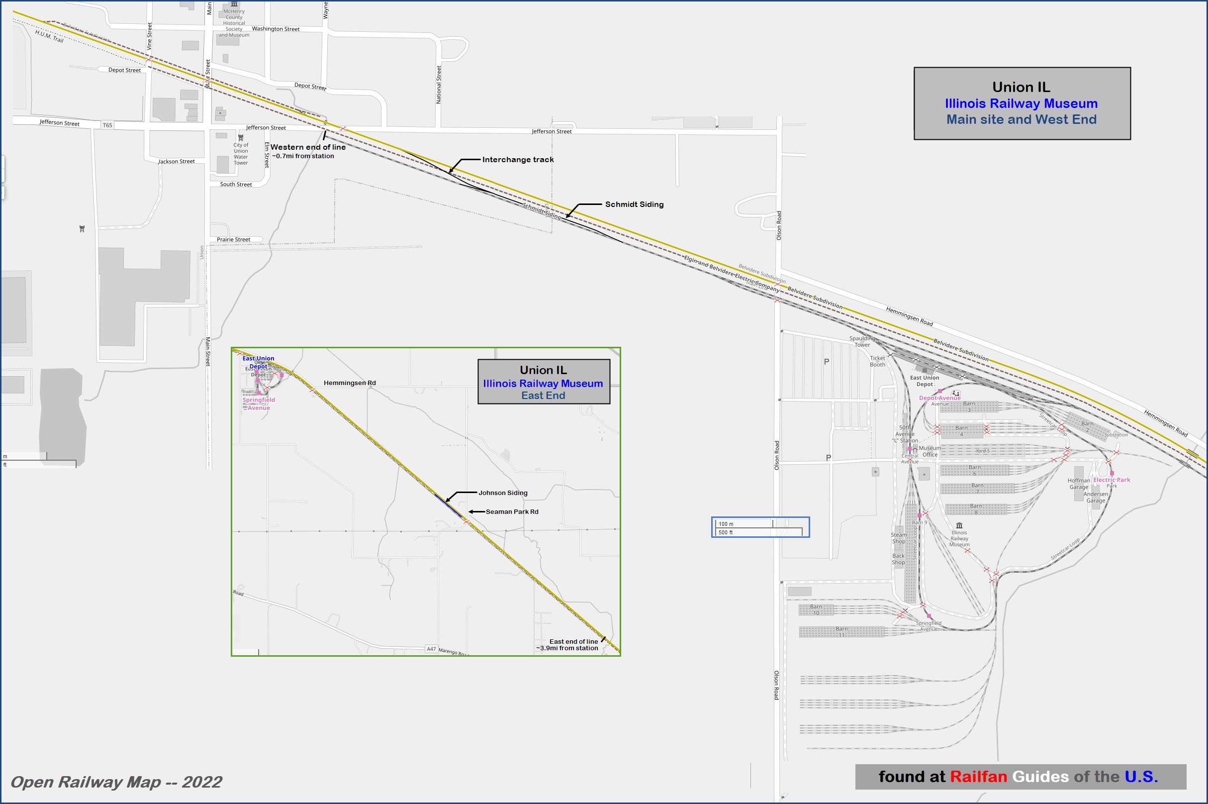 Illinois Railway Museum Railfan Guide