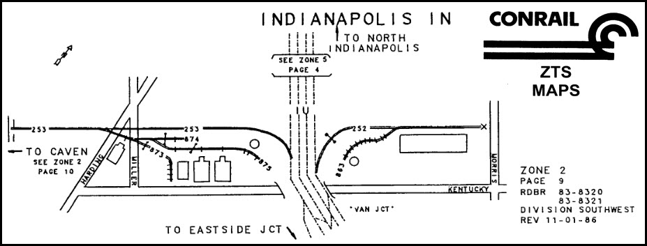 Indianapolis IN West Railfan Guide