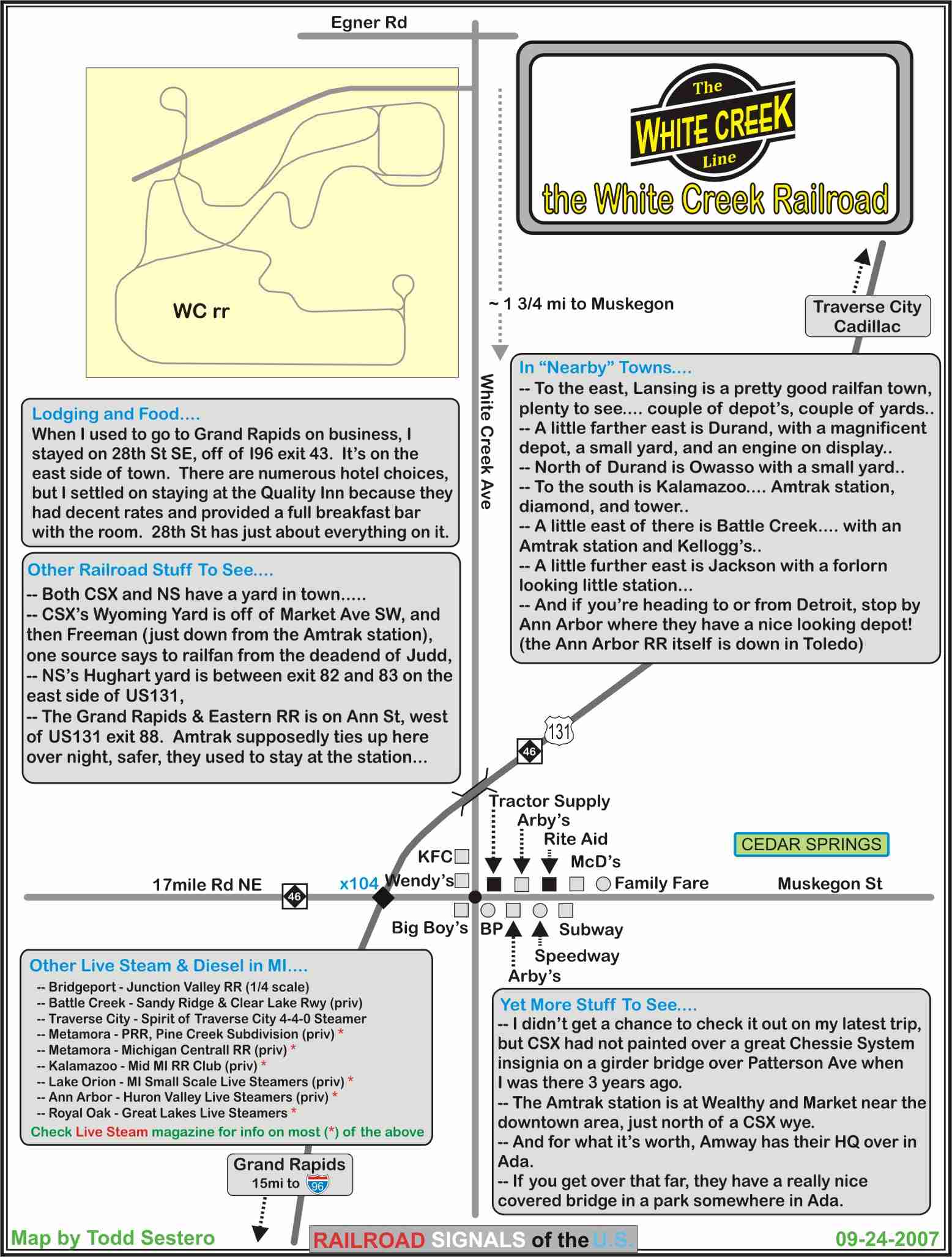 White Creek Railroad MI