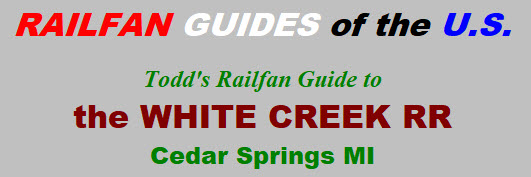 White Creek Railroad MI