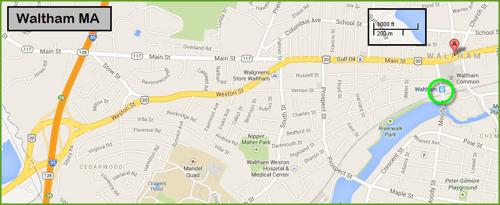 Waltham MA Railfan Guide