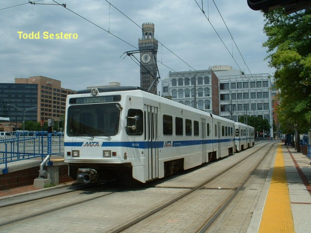 Baltimore LRV Train Pictures
