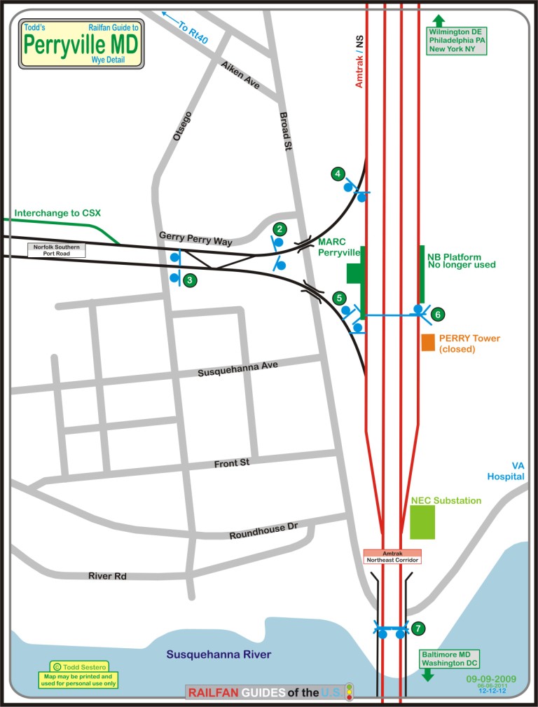 Perryville MD Railfan Guide