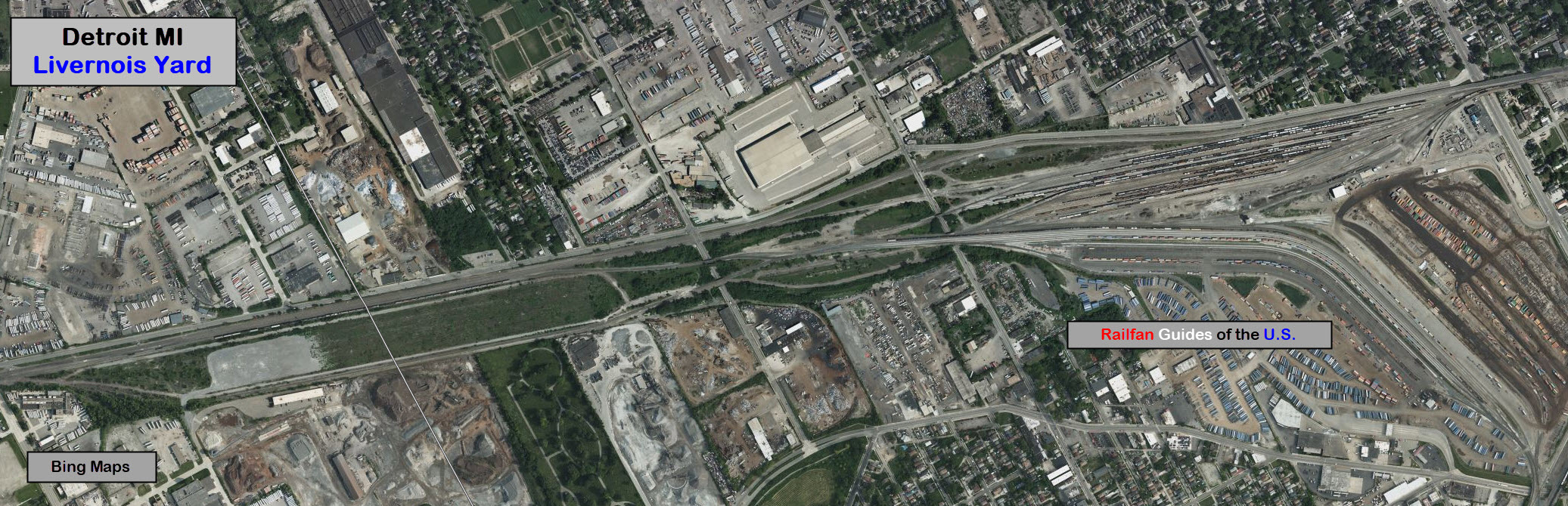 Detroit MI Railfan Guide - SW