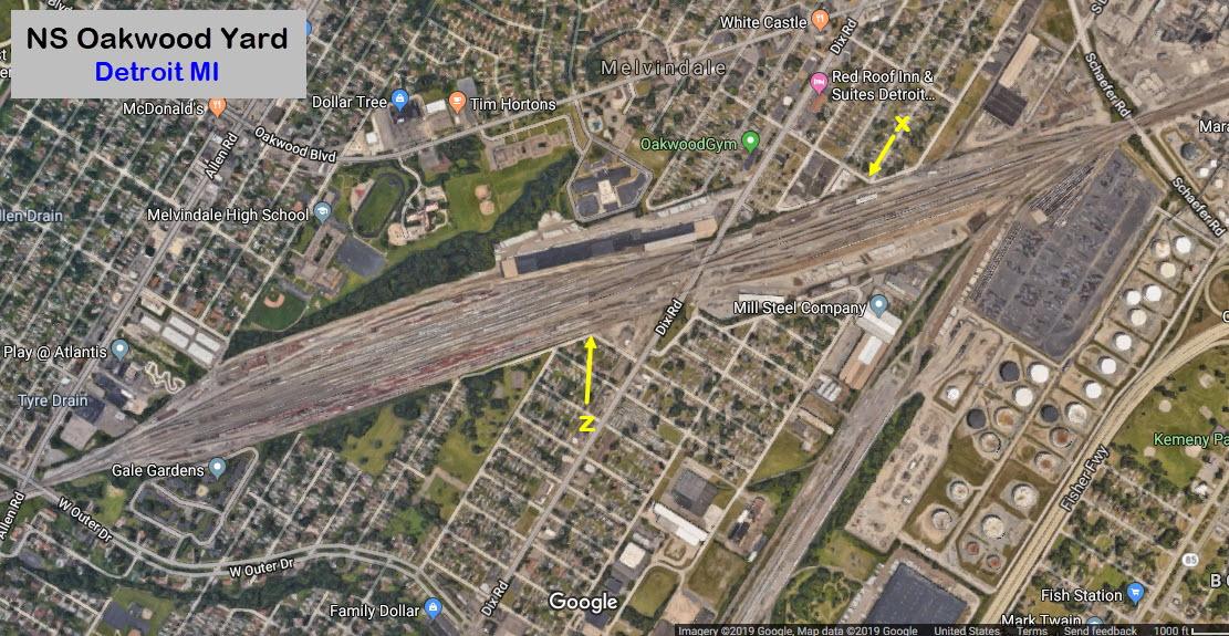 Detroit MI Railfan Guide - SW