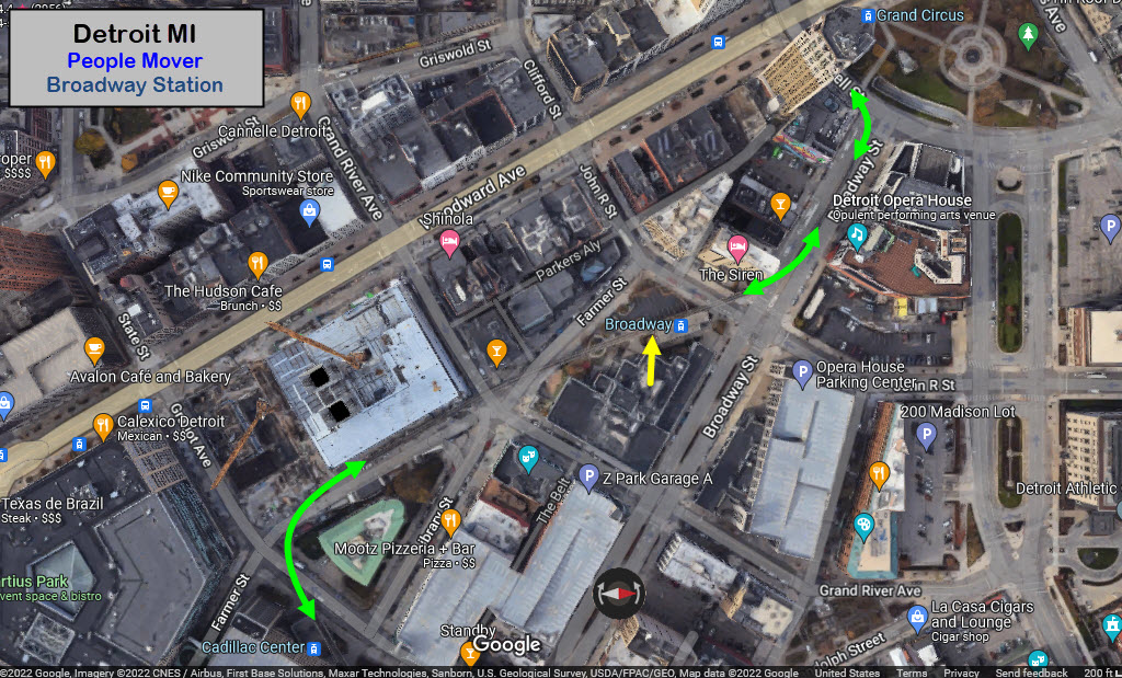 Detroit People Mover PRT Railfan Guide