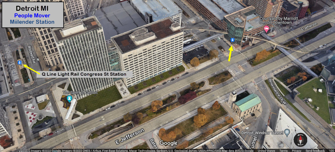 Detroit People Mover PRT Railfan Guide