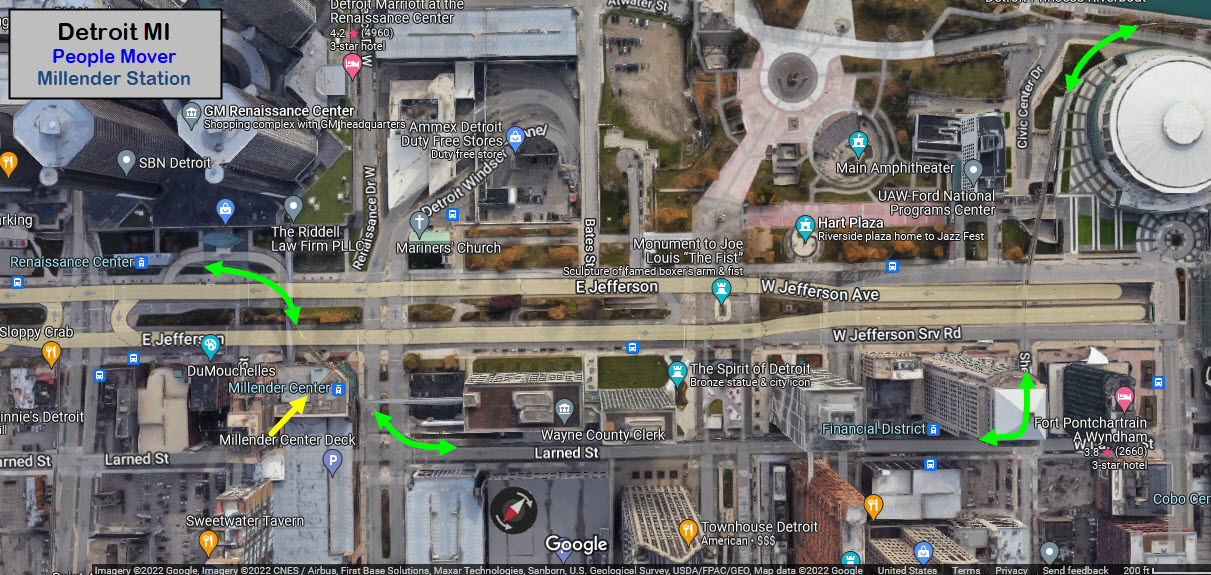 Detroit People Mover PRT Railfan Guide