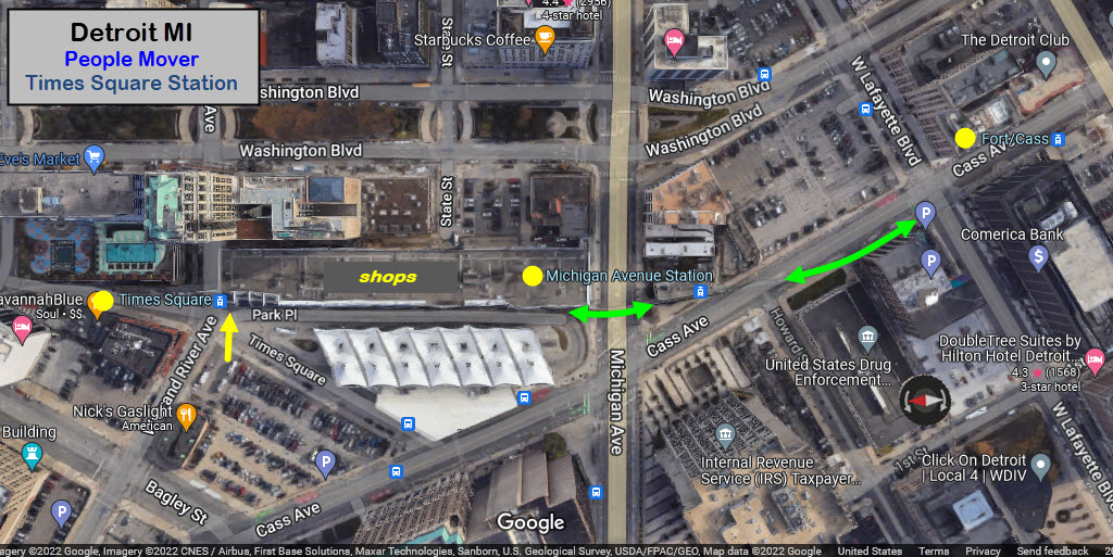 Detroit People Mover PRT Railfan Guide