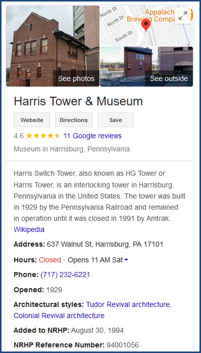 Harris Tower (Museum)- Harrisburg PA
