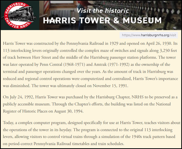 Harris Tower (Museum)- Harrisburg PA
