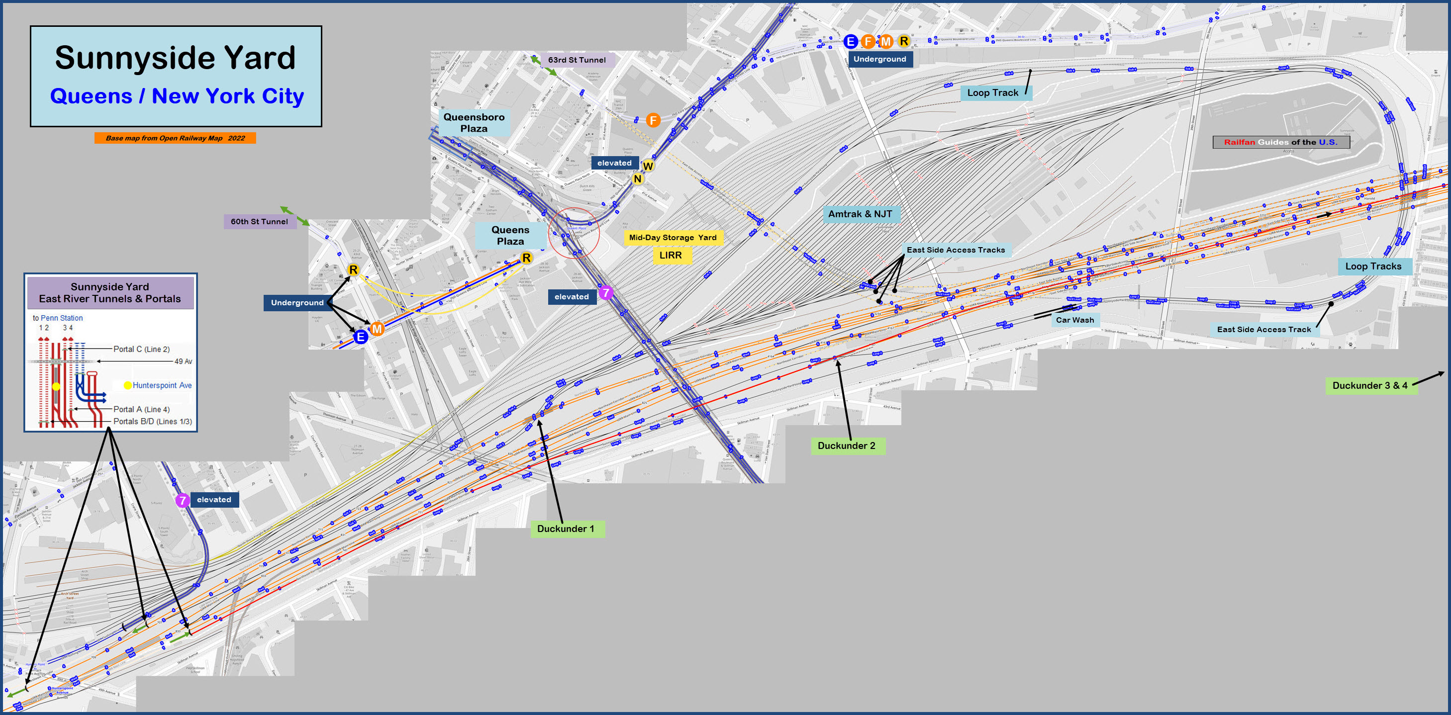 Sunnyside Yard NY Railfan Guide