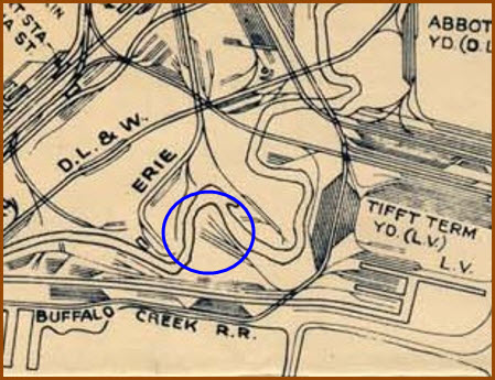 Buffalo NY Railfan Guide - Downtown/Map 1