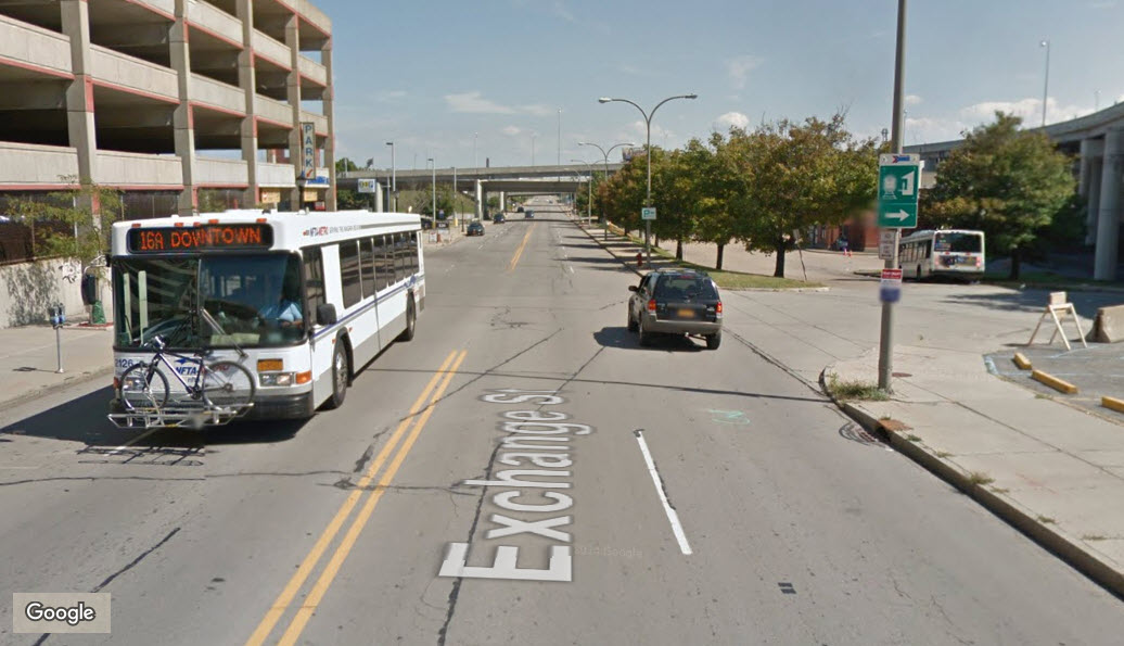 Buffalo NY Railfan Guide - Downtown/Map 1