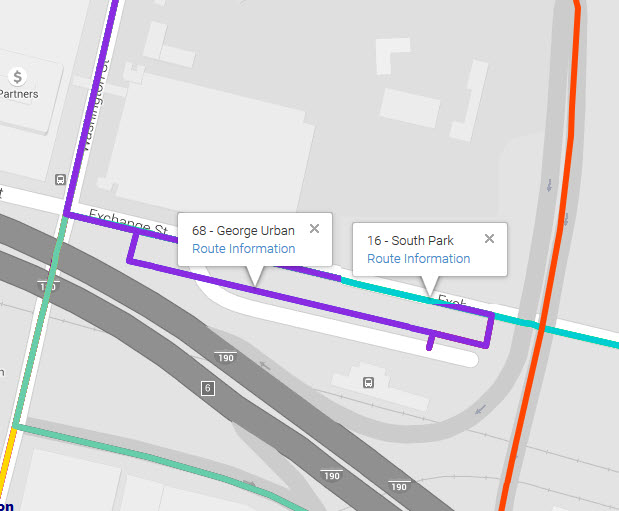 Buffalo NY Railfan Guide - Downtown/Map 1