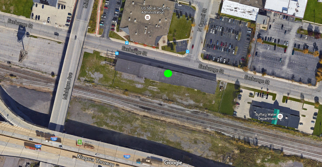 Buffalo NY Railfan Guide - Downtown/Map 1