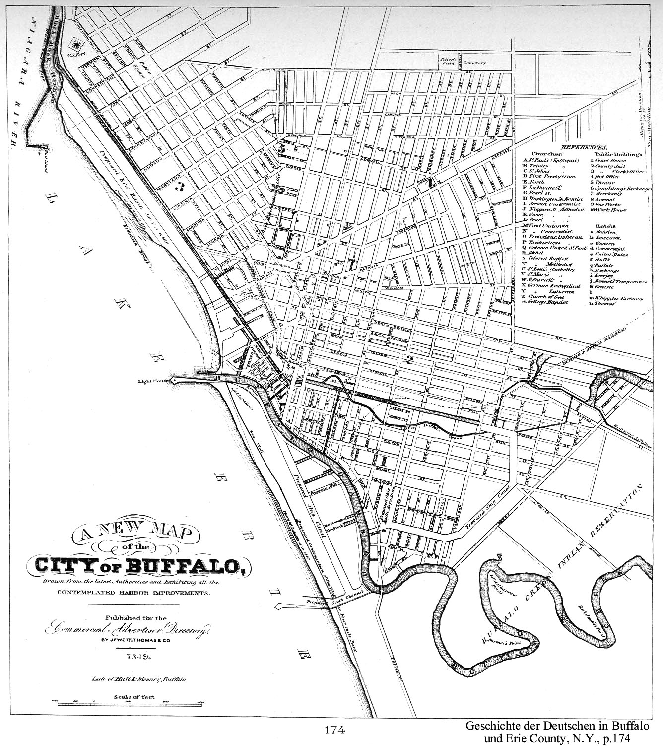 Buffalo NY Railfan Guide - Downtown/Map 1