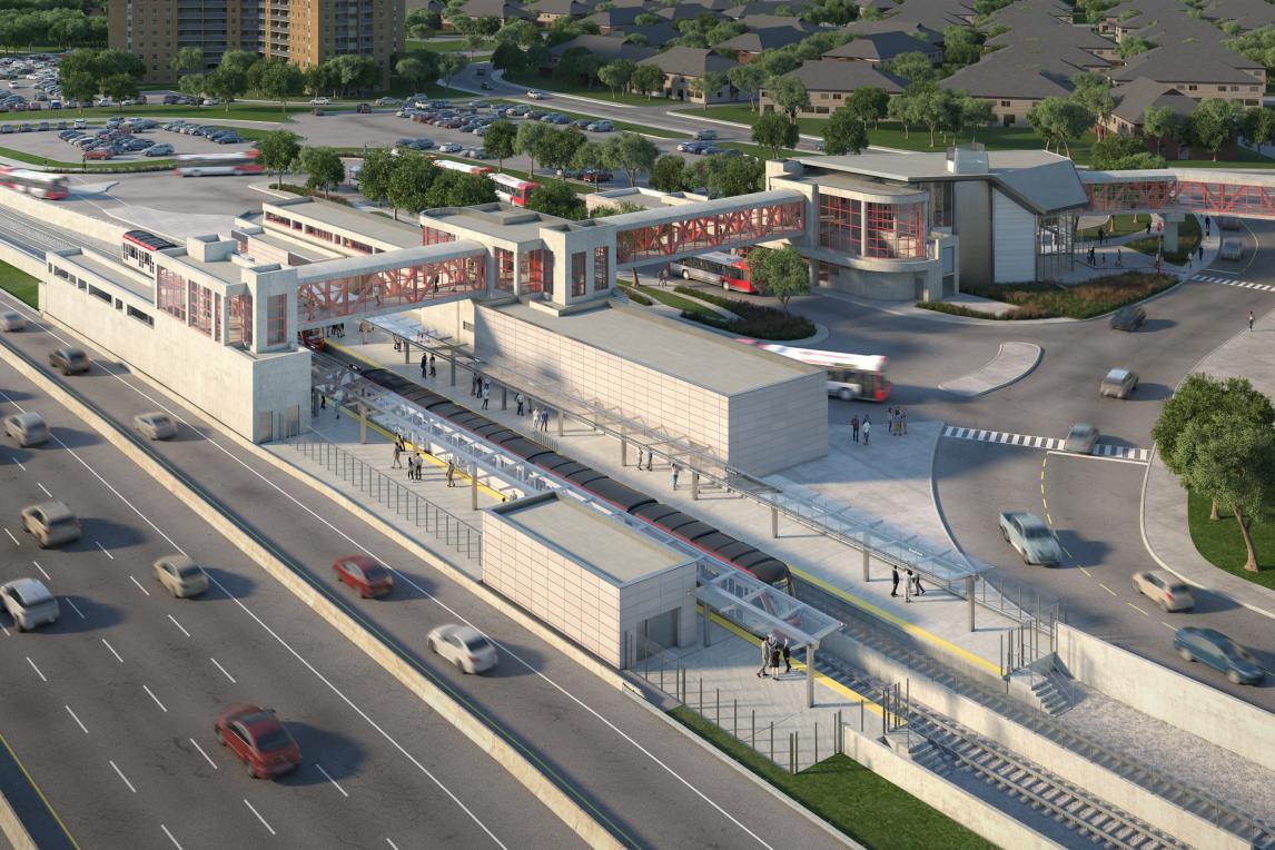 Ottawa's Confederation Light Rail Line Extensions