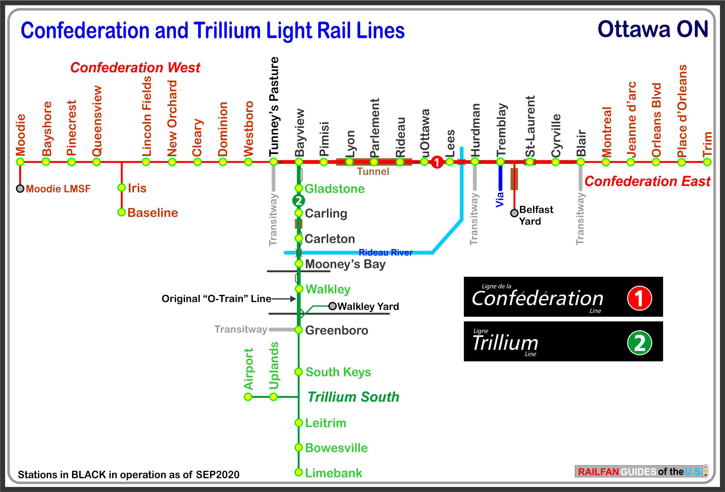 Ottawa's Confederation Light Rail Line Extensions