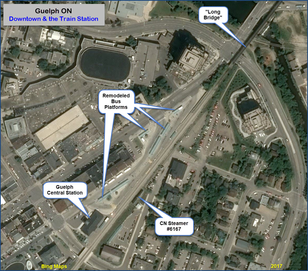 Guelph Ontario - Railfan Guide