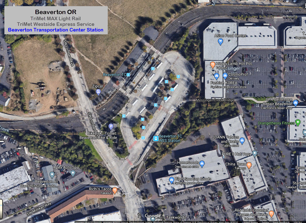TriMet MAX Light Rail Guide - West Side