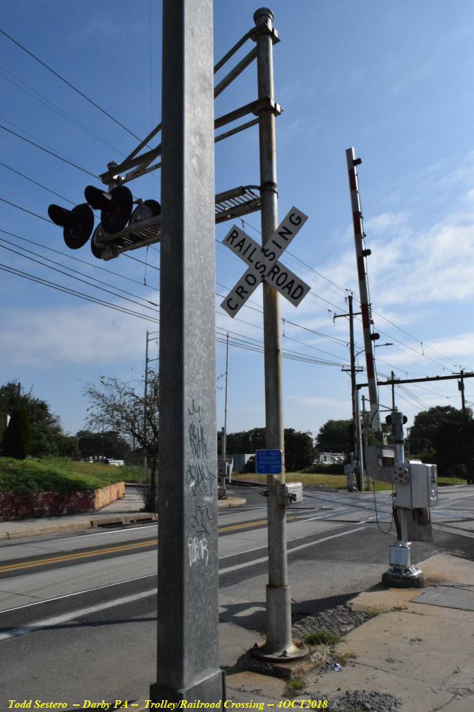 Darby PA Rail/Trolley Crossing Railfan Guide